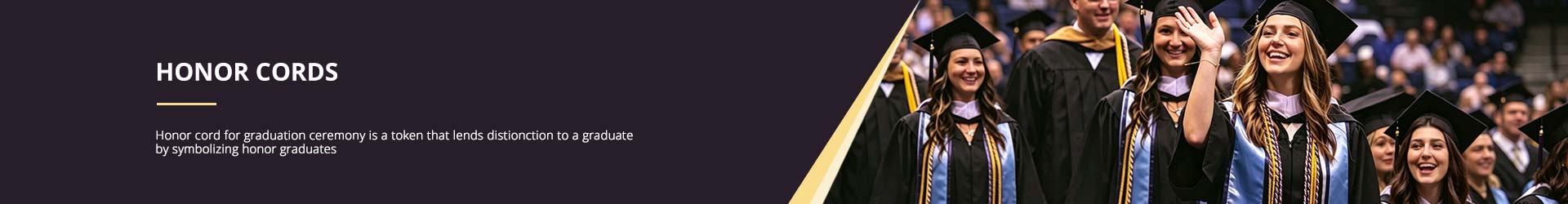 Solid/Combo Color Honor Cords for Graduation | GraduationMall