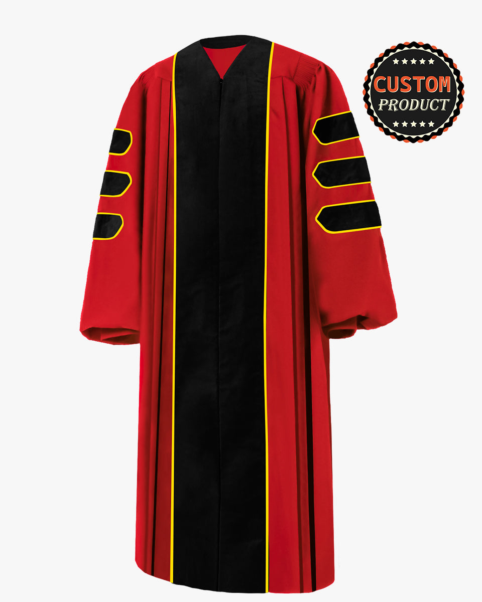 Ferris State University Doctoral Gown, Tam & Hood Package