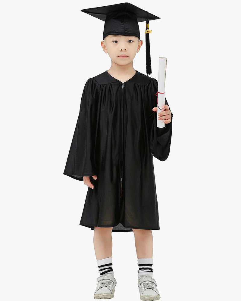 Shiny Kindergarten Graduation Cap,Gown,Stole & Diploma Package