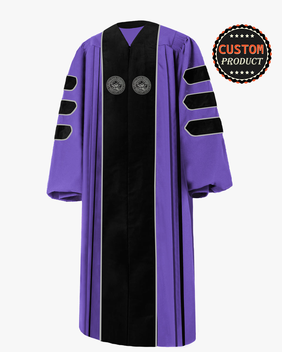 Kansas State University Doctoral Gown, Tam & Hood Package