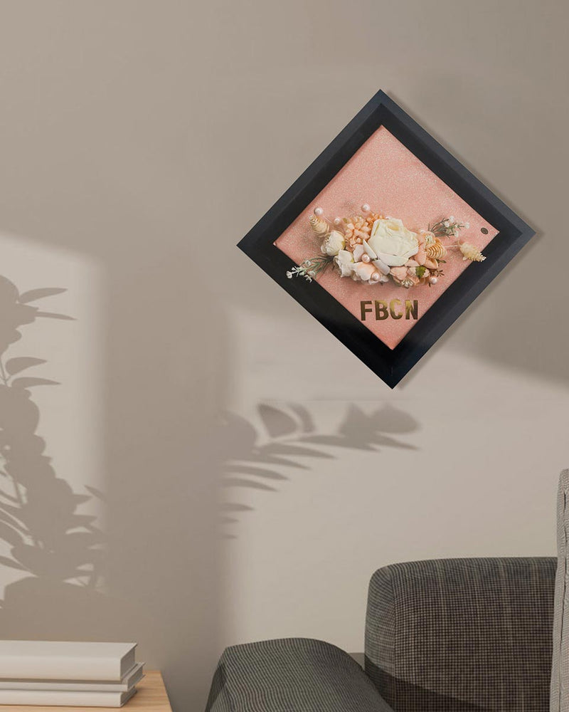 12x12 Graduation Cap Shadow Box Frame Wood Display Case with Stick Pin