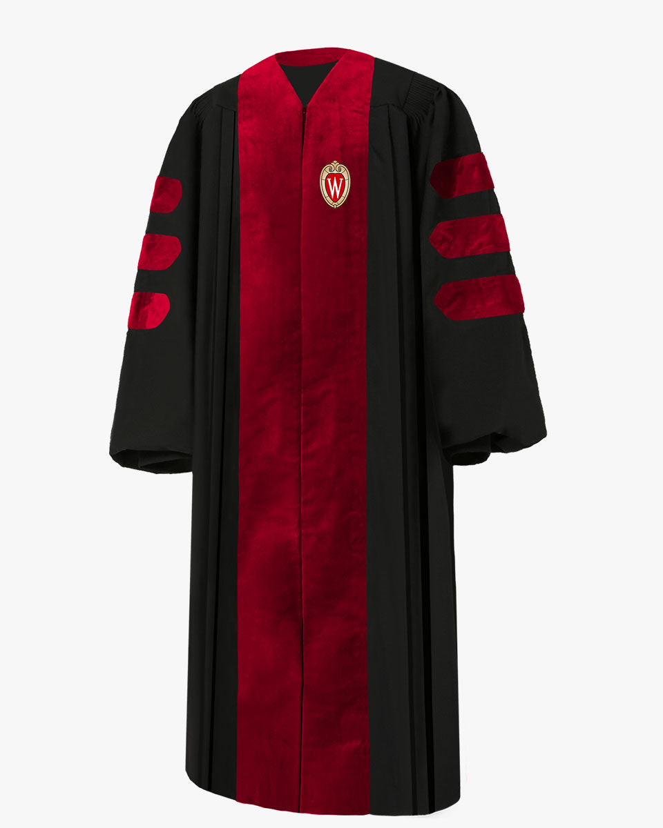 University of Wisconsin-Madison Doctoral Gown, Tam & Hood Package
