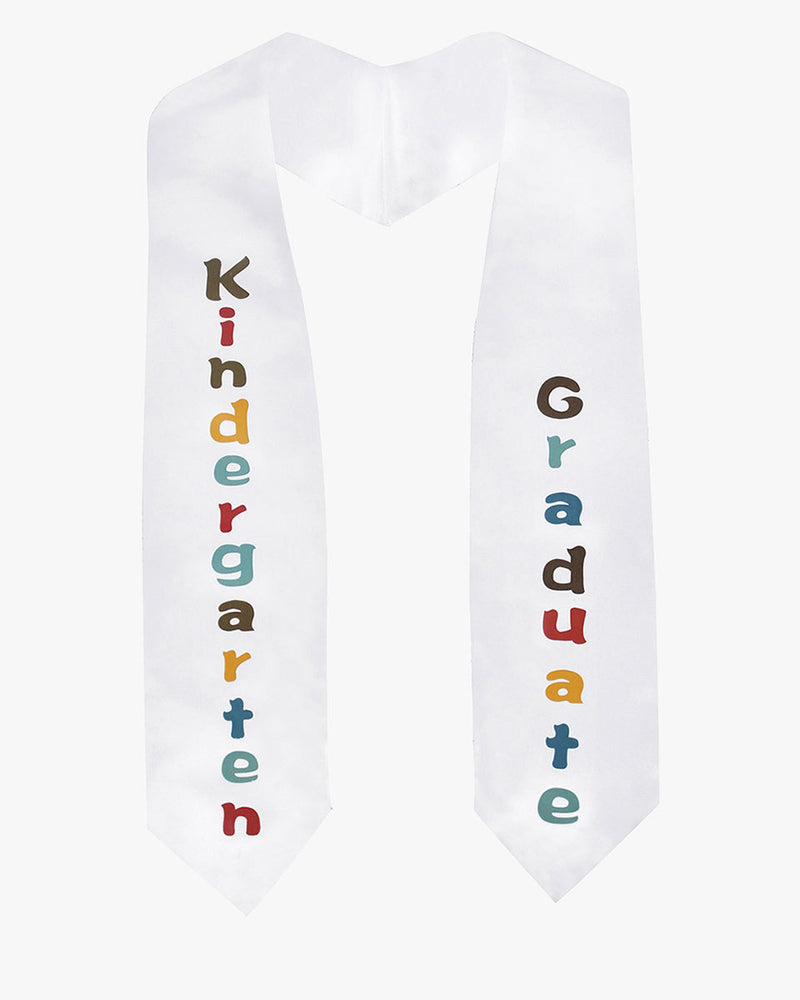 Kindergarten Printed Graduation Stole
