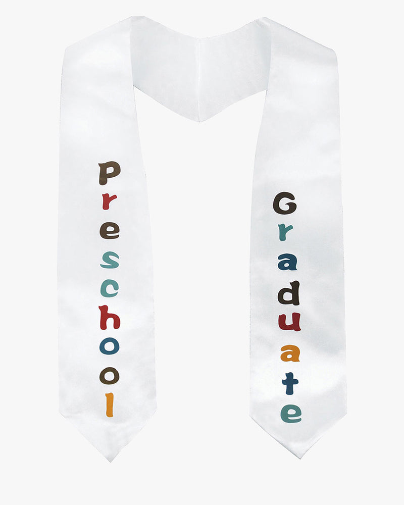 Kindergarten Printed Graduation Stole